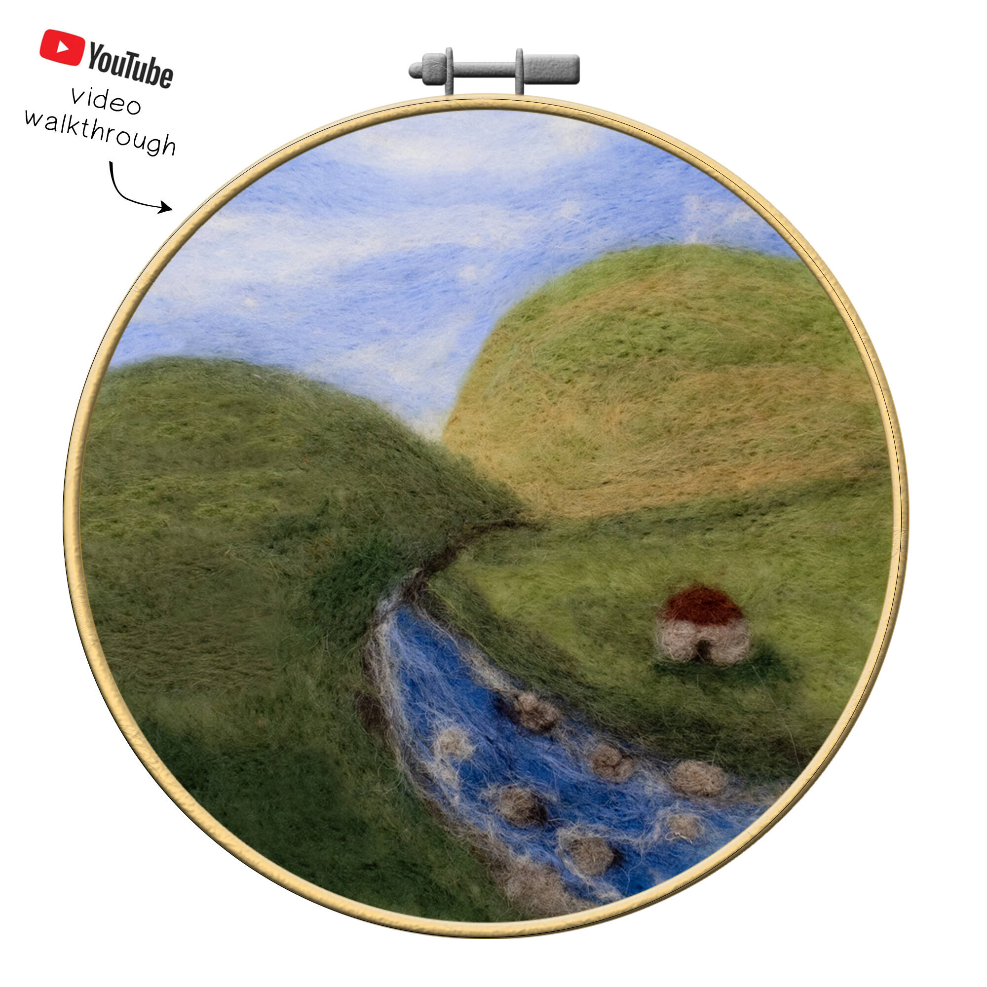 Monthly Felting Kit - Landscapes of Scotland | The Caledonian Wool Co.